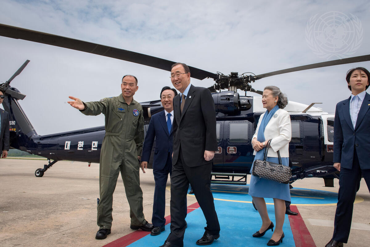 Secretary-General Transfers to Yecheon Air Base, Republic of Korea | UN ...