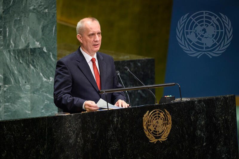 Deputy Foreign Minister of Belarus Addresses General Assembly | UN Photo