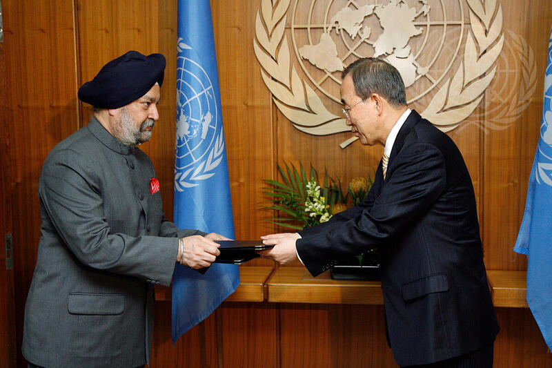 New Permanent Representative of India Presents Credentials | UN Photo