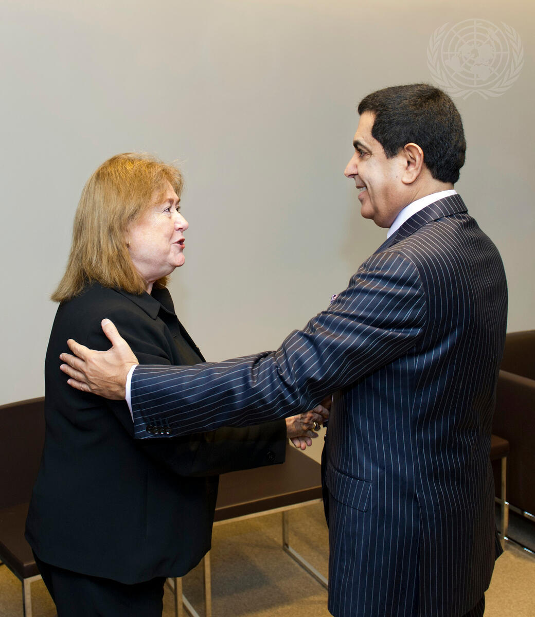 General Assembly President Meets UN Field Support Chief | UN Photo