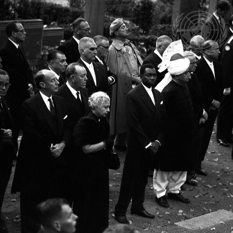 Dag Hammarskjöld Funeral Service in Sweden | UN Photo