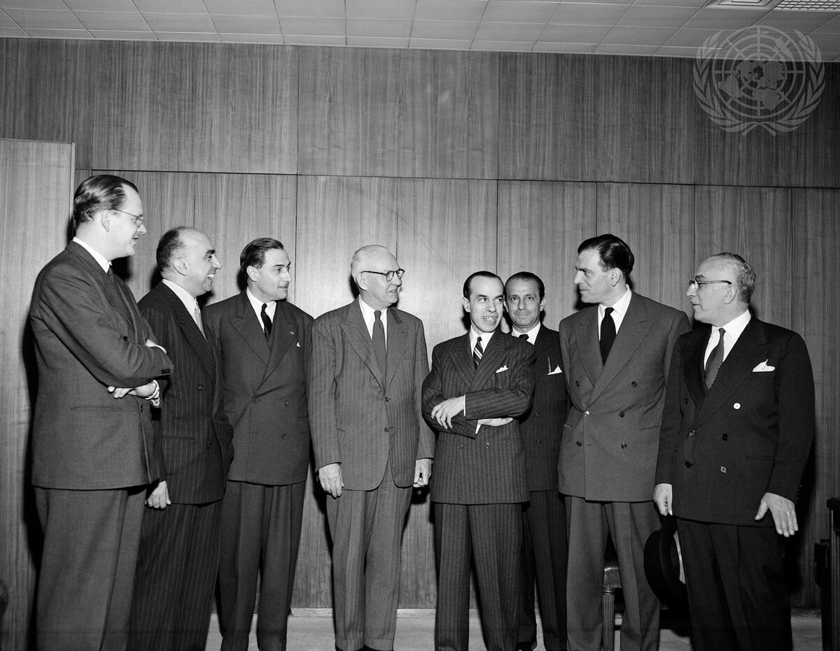 Greek Cabinet Members at United Nations Headquarters | UN Photo