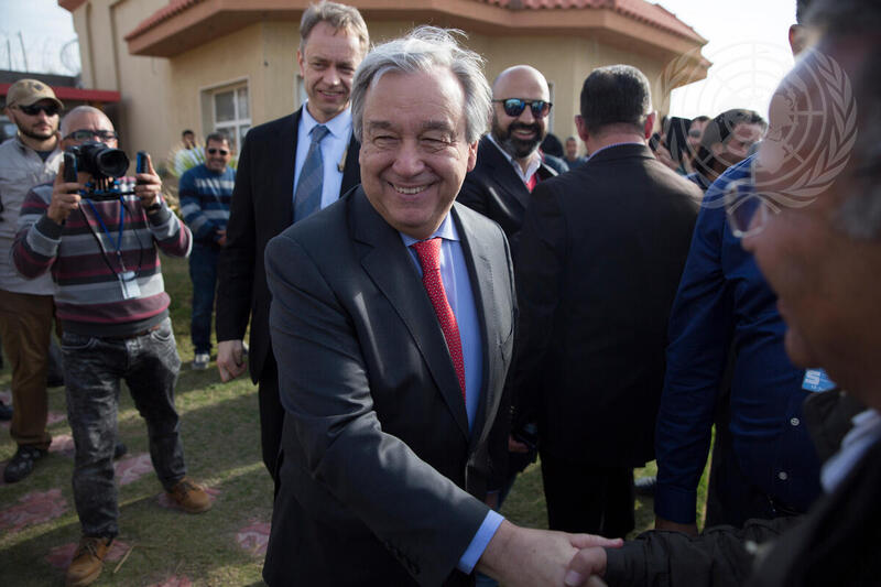 Secretary-General Visits UN Support Mission in Libya | UN Photo