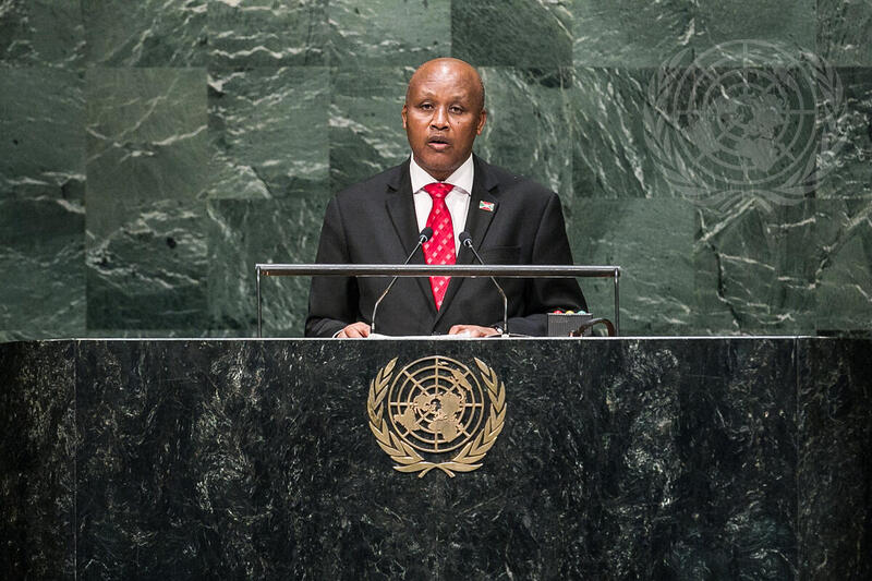 First Vice President of Burundi Addresses Assembly Session on ...