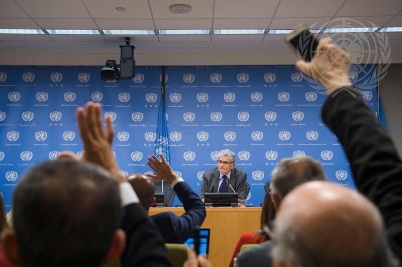 Press Conference by Assembly President | UN Photo
