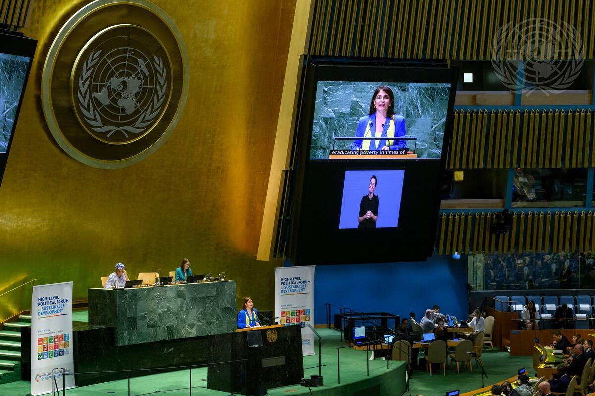 High-level Political Forum 2024 Convened under Economic and Social Council | UN Photo
