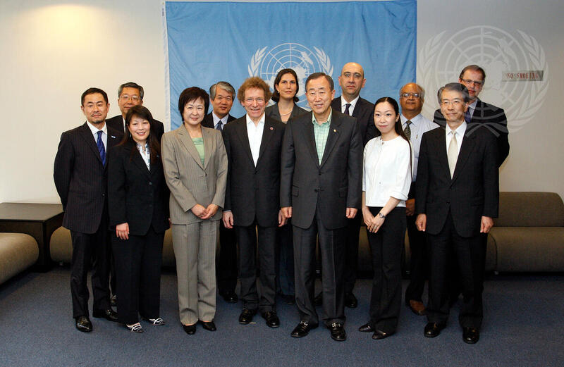 Secretary-General Meet Heads of UN Agencies in Japan | UN Photo