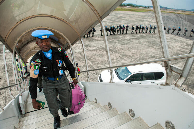 Last UNMIL Peacekeepers Withdraw from Liberia | UN Photo